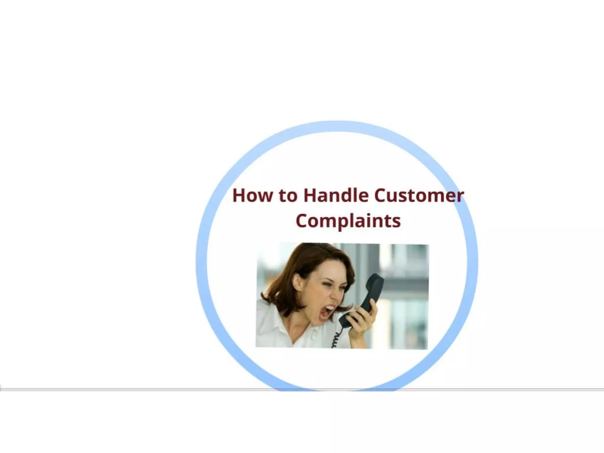 How to Handle Complaints | PPTX