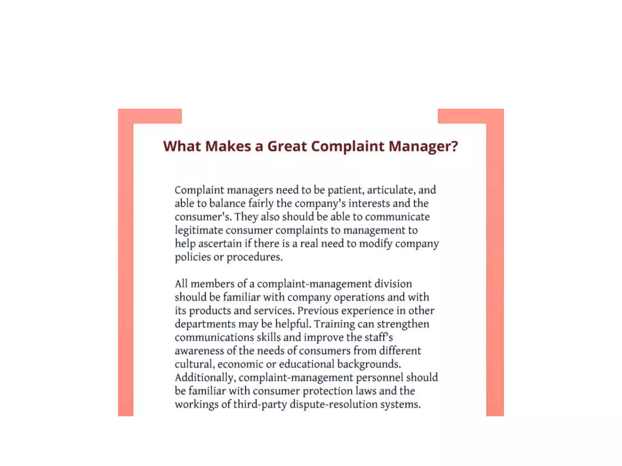 How to Handle Complaints | PPTX