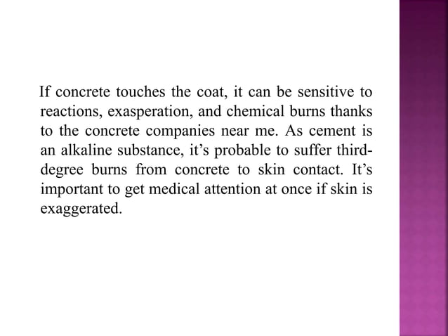 How to Handle Concrete Construction Hazards- Cal State Concrete | PPT