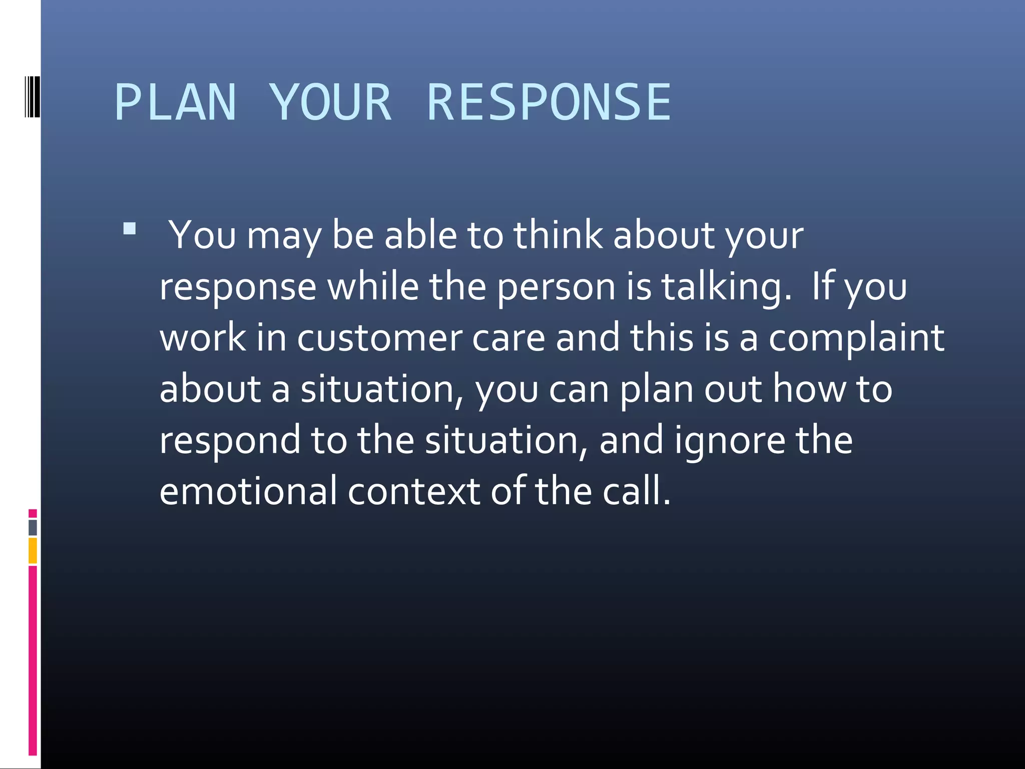 How to handle difficult calls | PPS