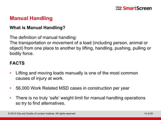 How to handle materials and equipment safely 2 | PPT