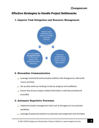 How to Handle Project Bottlenecks and Improve Workflow Efficiency | PDF