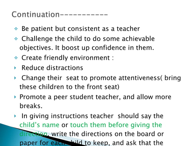 How to handle weak students | PPT