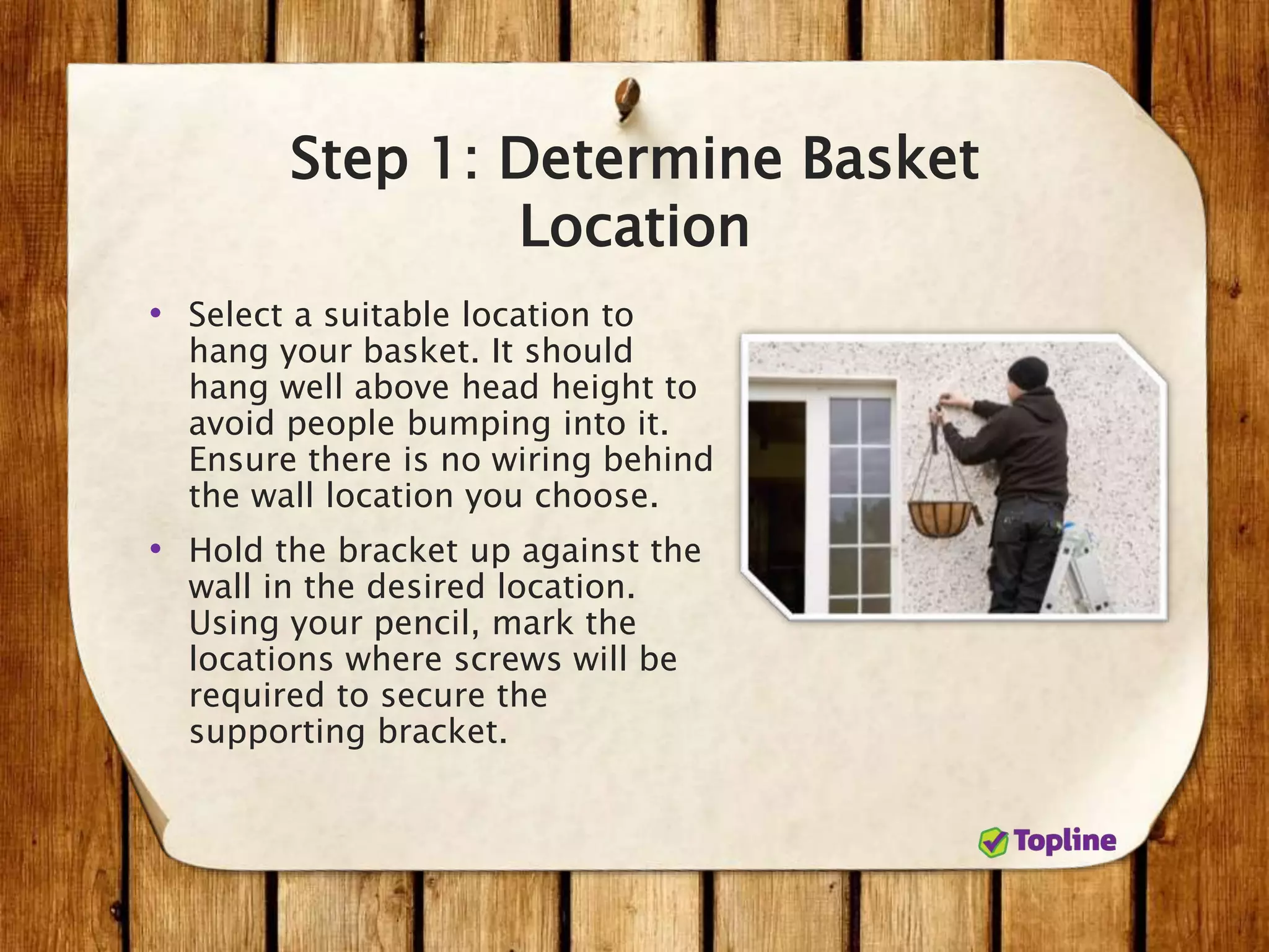 How to put up a Hanging Basket in 7 Steps | PPTX