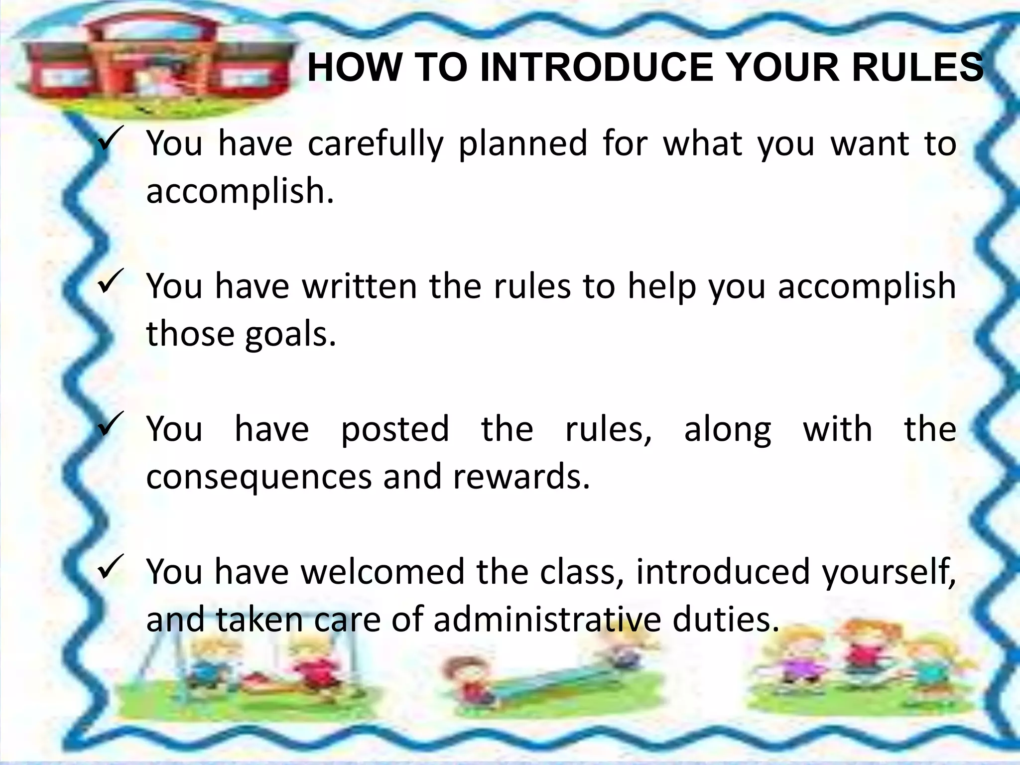 How to have an effective discipline plan | PPTX