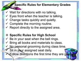 How to have an effective discipline plan | PPT