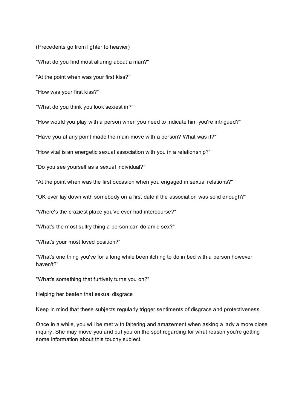 How To Have Sexual Conversations With Women