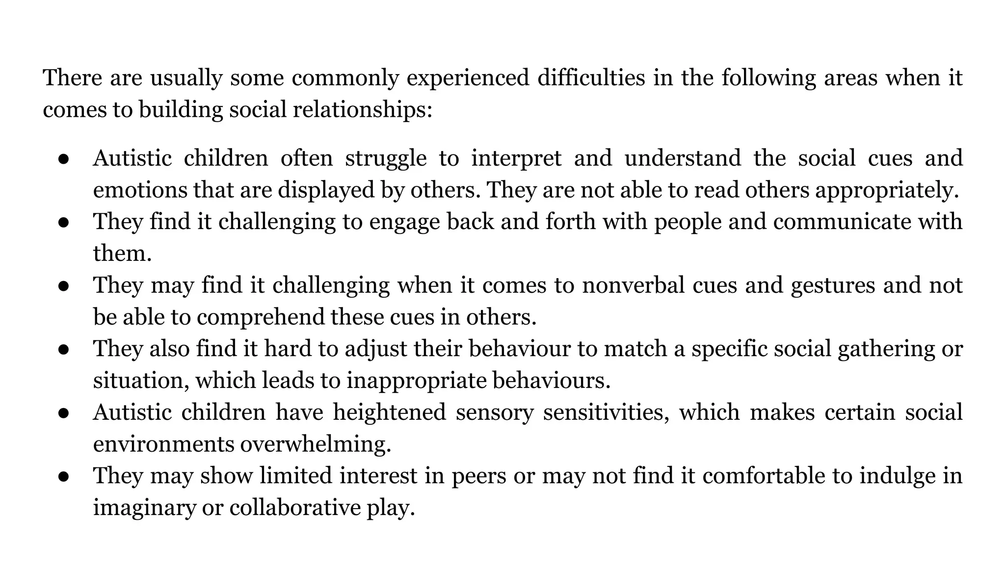 How To Help A Child With Autism Build Social Relationships | PPT