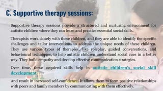 How To Help A Child With Autism Build Social Relationships | PPT