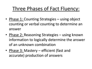 How to help struggling students master math facts | PPTX