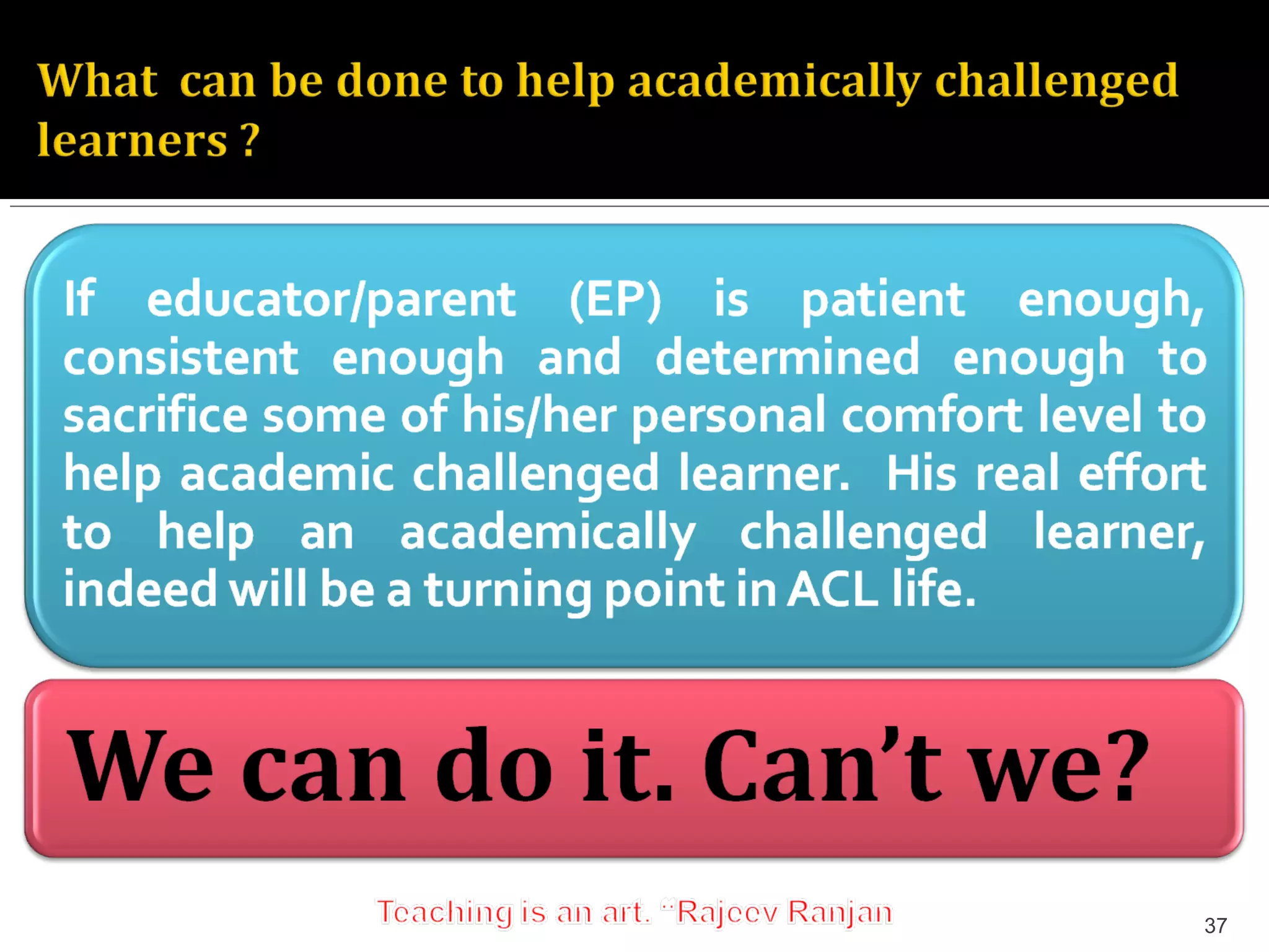 How to help weak students | PPT