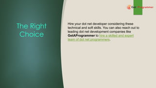 How to Hire a Dot Net Developer | PPT