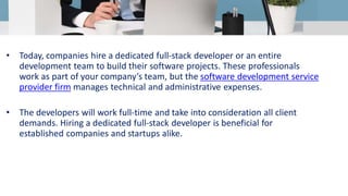 How to Hire Full Stack Developers: A Guide | PPT