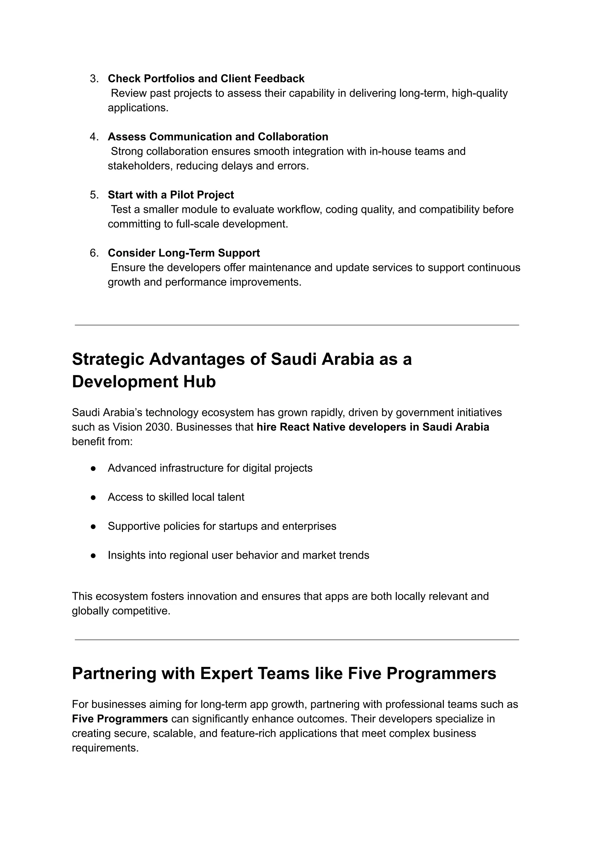 How to Hire React Native Developers Saudi Arabia for Long-Term App ...