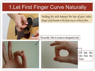 Topic IV: How to Hold a Guitar Pick Properly | PPT