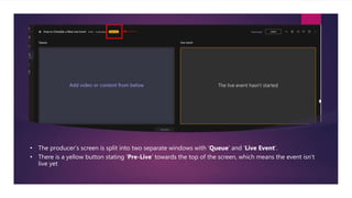 How to Run a Microsoft Teams Live Event | PPTX
