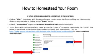 How to Homestead Your Room | PPT