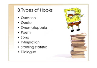 How To Hook Your Readers | PPT