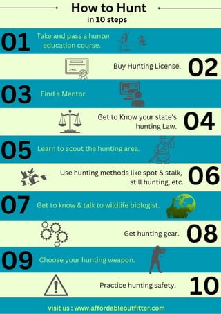 How to hunt in 10 steps - Book your epic adventure today! | PDF