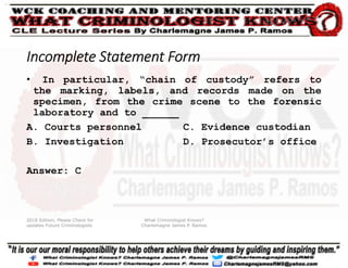 How to hurdle the Criminologist Licensure Examination with RA 11131 by ...