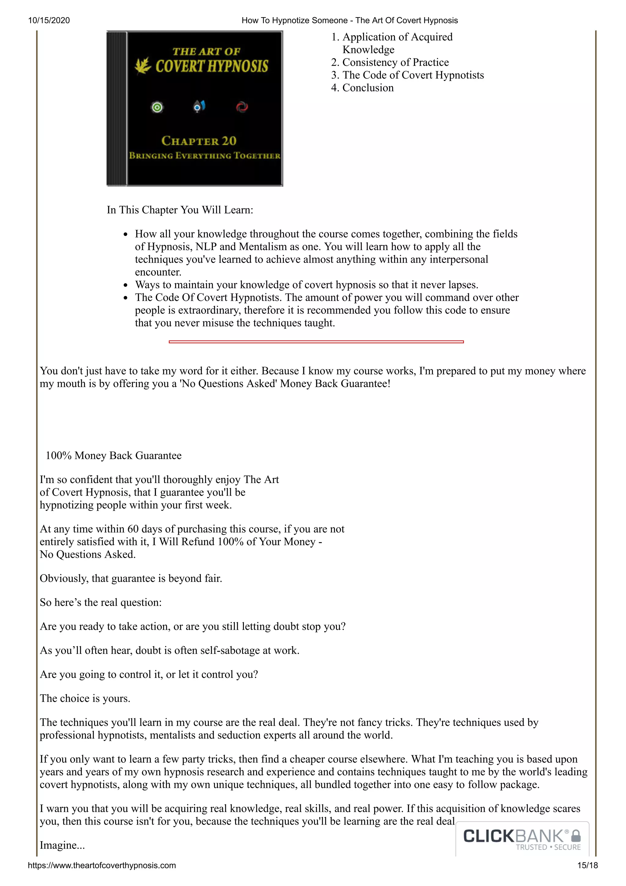 How to hypnotize_someone_-_the_art_of_covert_hypnosis 1 | PDF