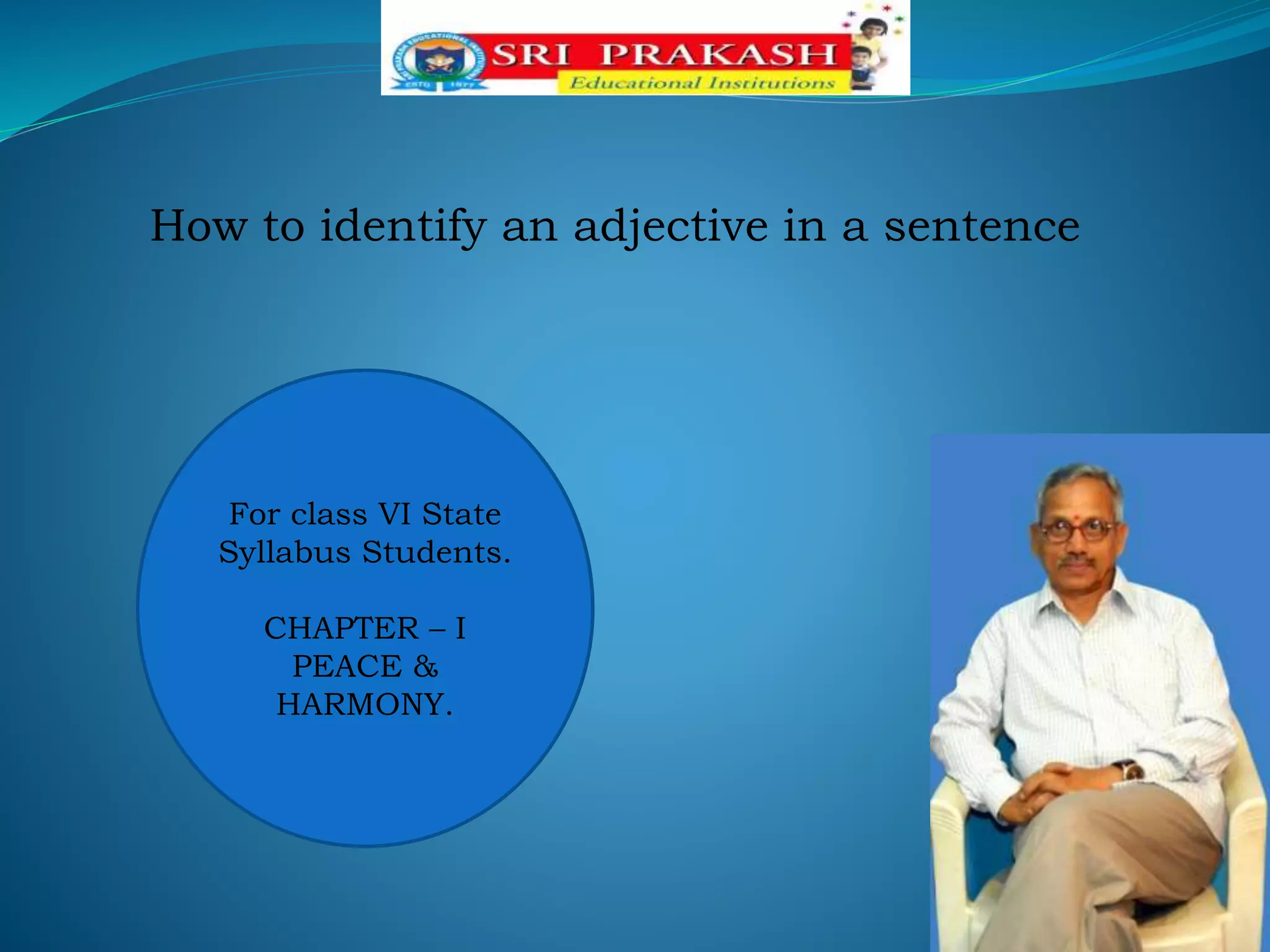 How to identify an adjective | PPTX