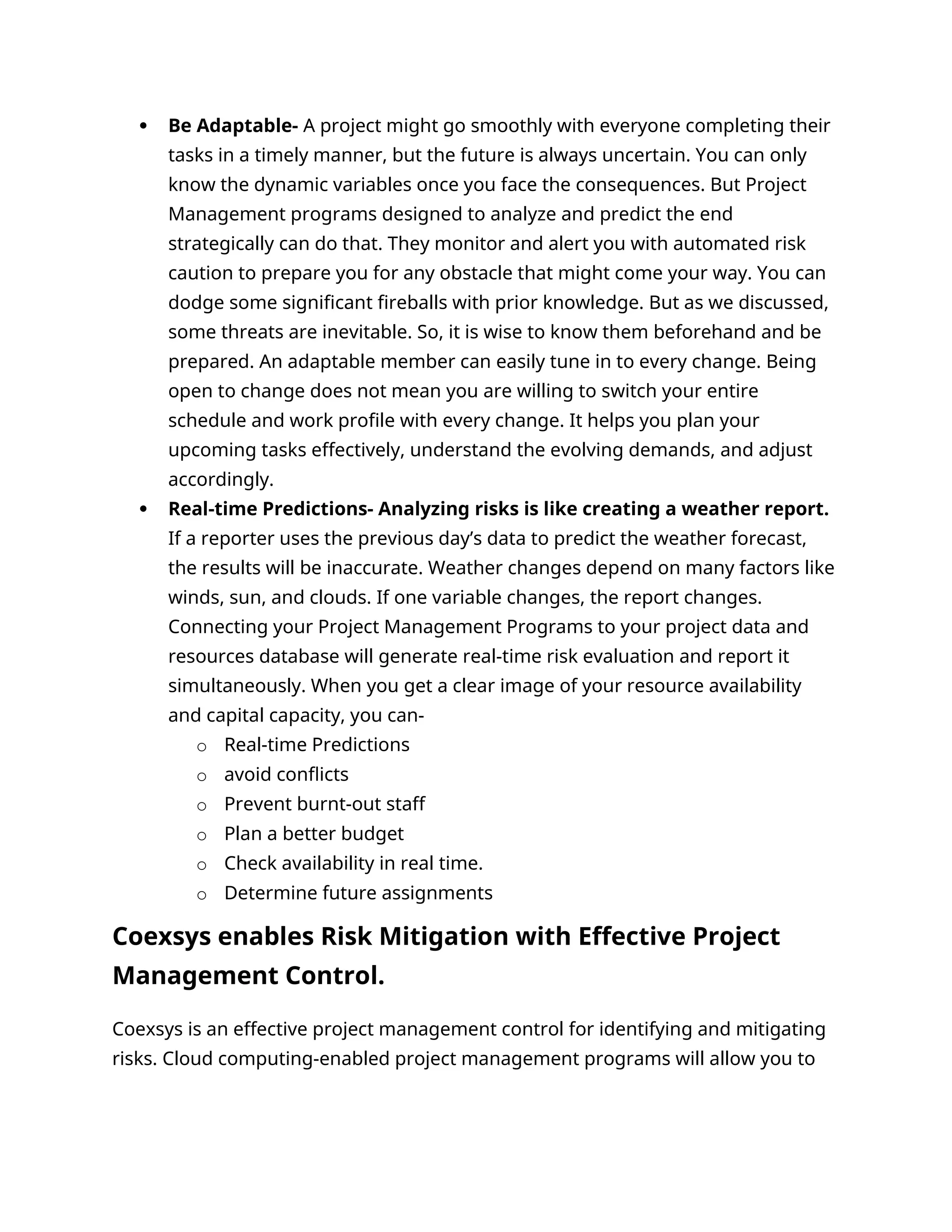 How to Identify And Mitigate Risks with PM Programs? | DOCX ...