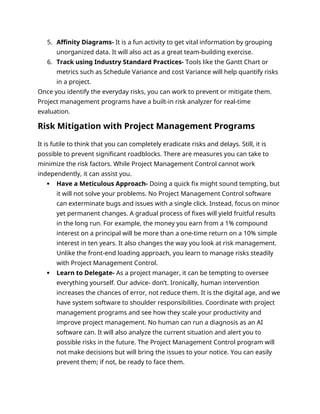 How to Identify And Mitigate Risks with PM Programs? | DOCX ...