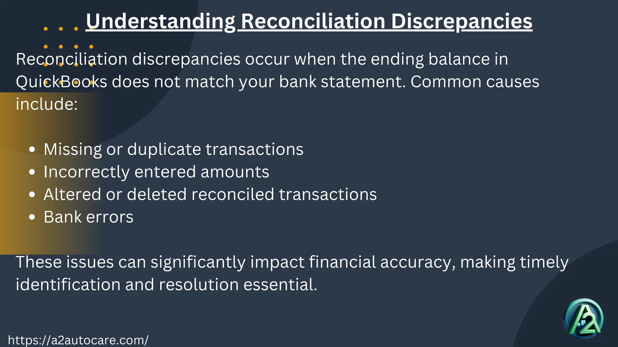 How to Identify and Resolve Reconciliation Discrepancies in QuickBooks ...