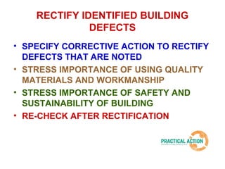 How to identify building defects | PPT | Civil Engineering Industry ...