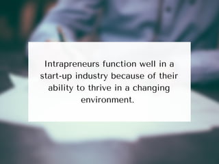 How To Identify Intrapreneurs Within Your Company | PPT | Free Download