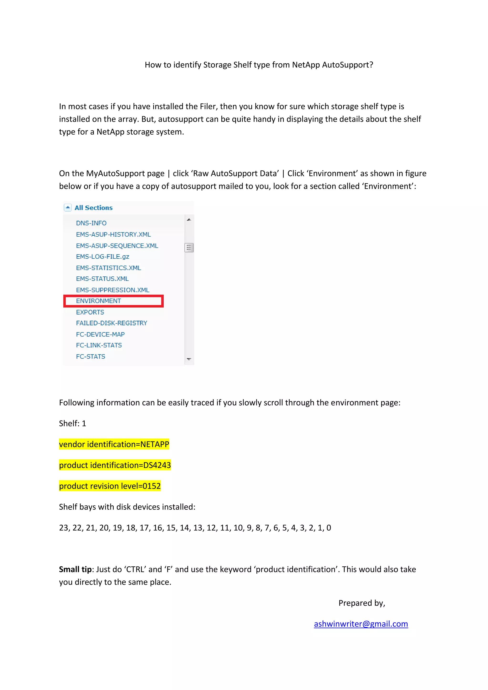 How to identify storage shelf type for netapp | PDF | Data Storage and ...