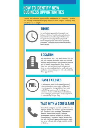 How To Identify New Business Opportunities | PDF