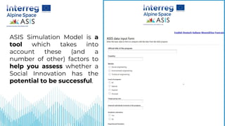 ASIS - Training #3 - How to identify promising social innovation ...