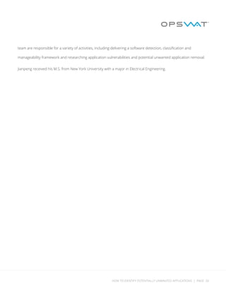 How to Identify Potentially Unwanted Applications | PDF