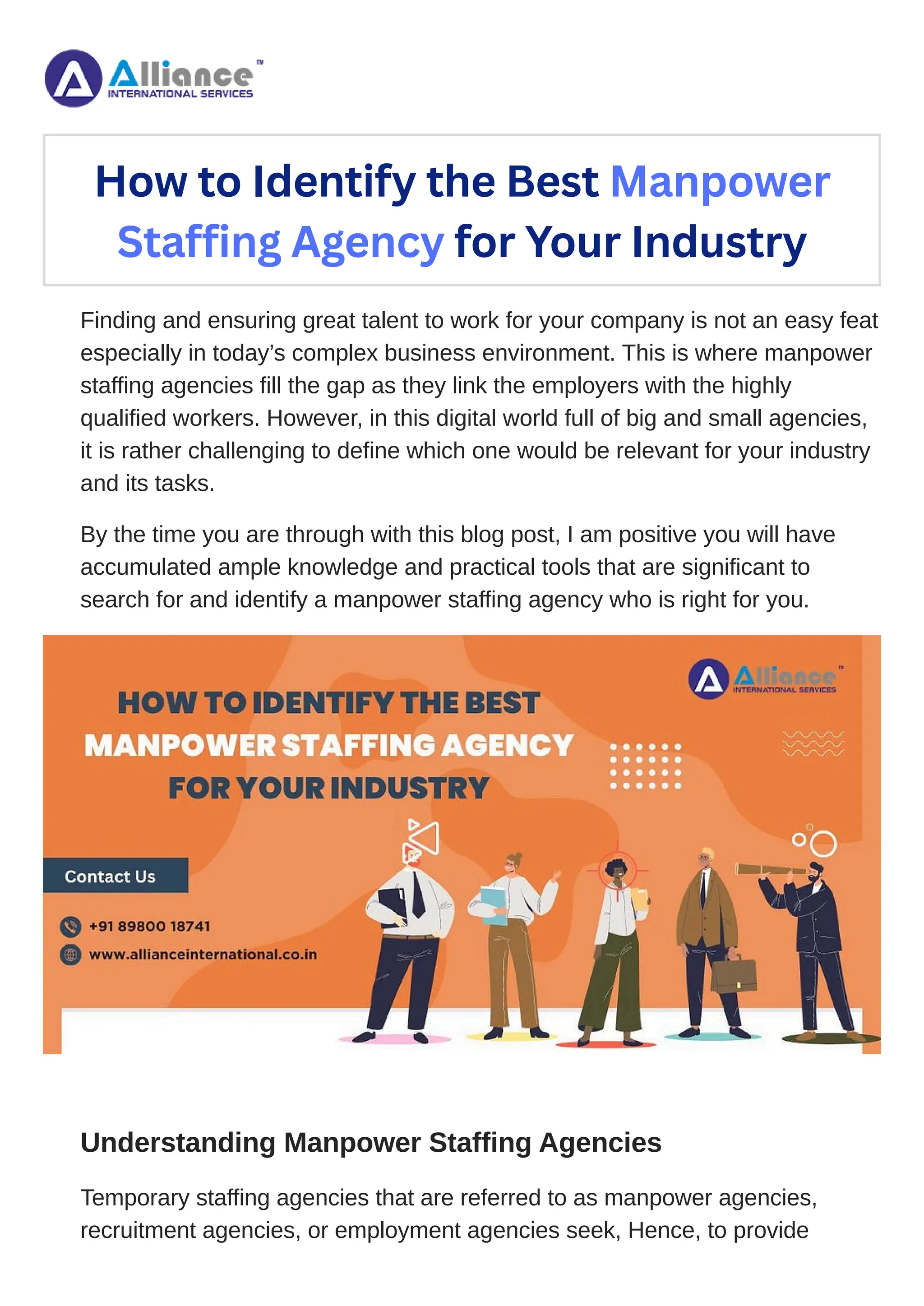 How to Identify the Best Manpower Staffing Agency for Your Industry.pdf