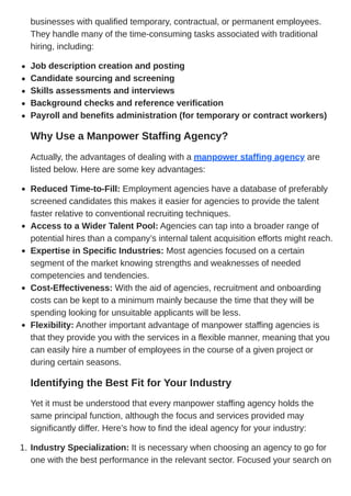 How to Identify the Best Manpower Staffing Agency for Your Industry.pdf