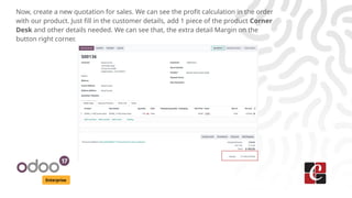 How to Identify the Margin from the Sales Orders using Odoo 17 | PPTX