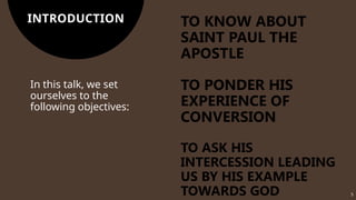 How to Imitate St. Paul the Apostle as a Youth | PPTX