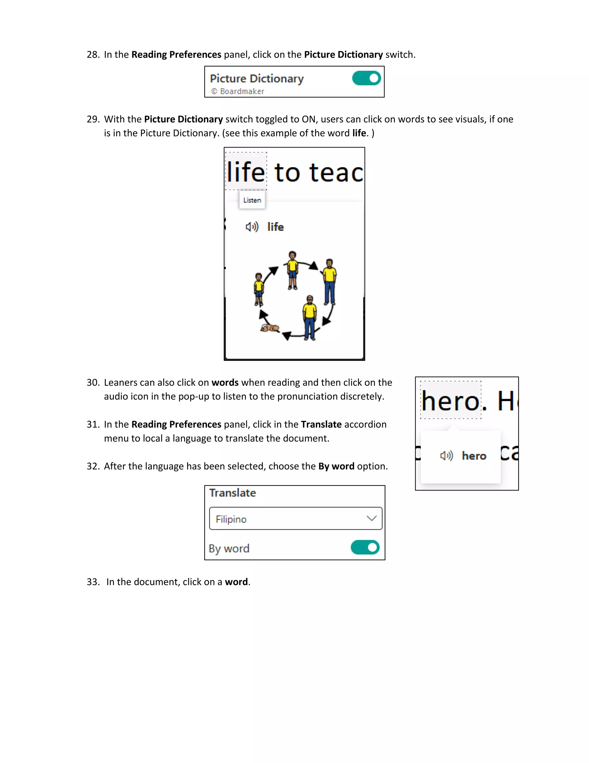 How-T0 Immersive reader Office365 | PDF
