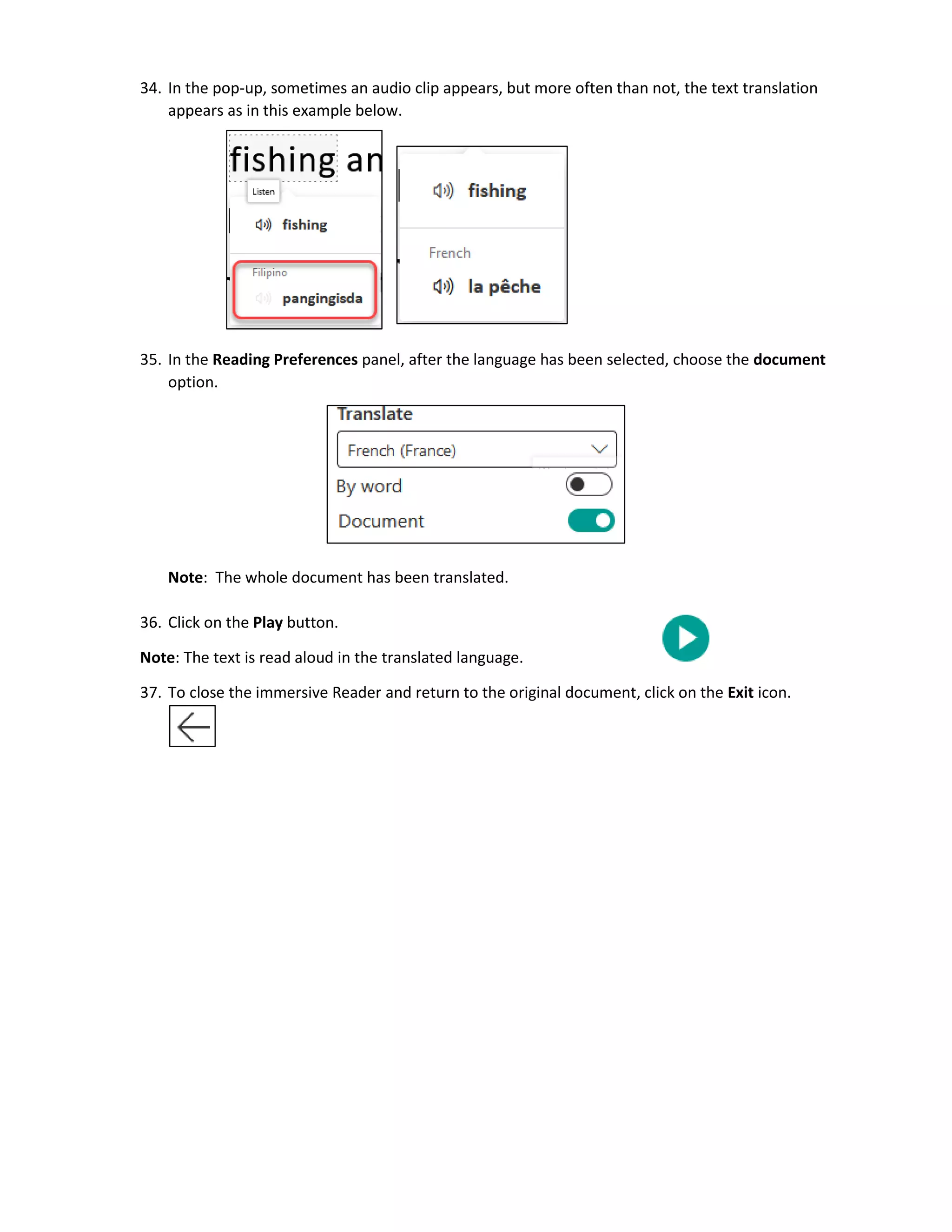 How-T0 Immersive reader Office365 | PDF
