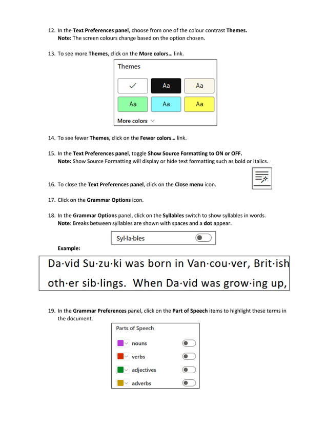 How-T0 Immersive reader Office365 | PDF