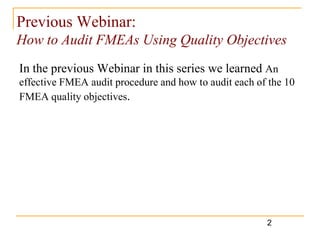 How to implement an effective fmea process | PDF | Resume Writing and Advice | Job Search