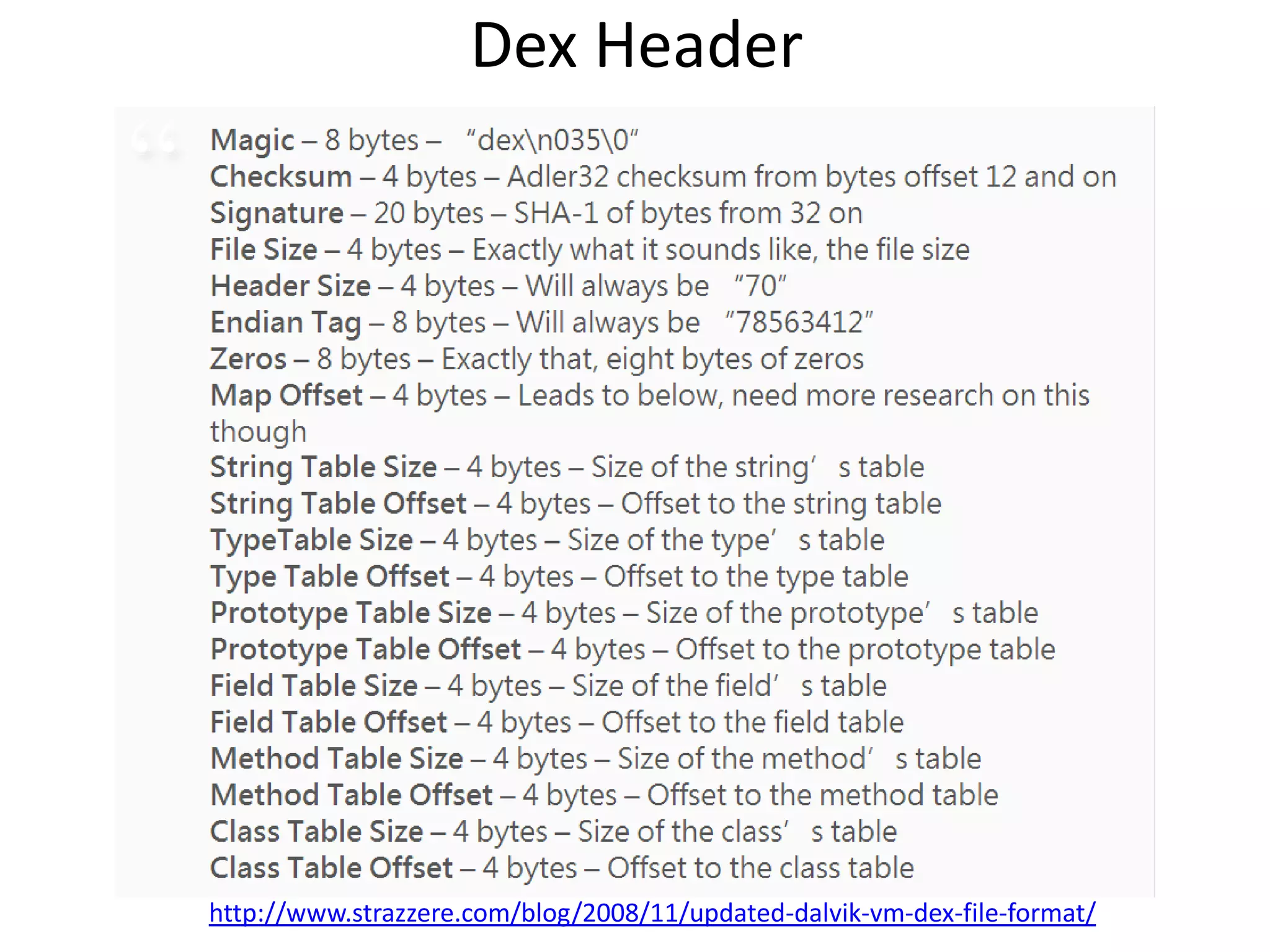 How to implement a simple dalvik virtual machine | PPT