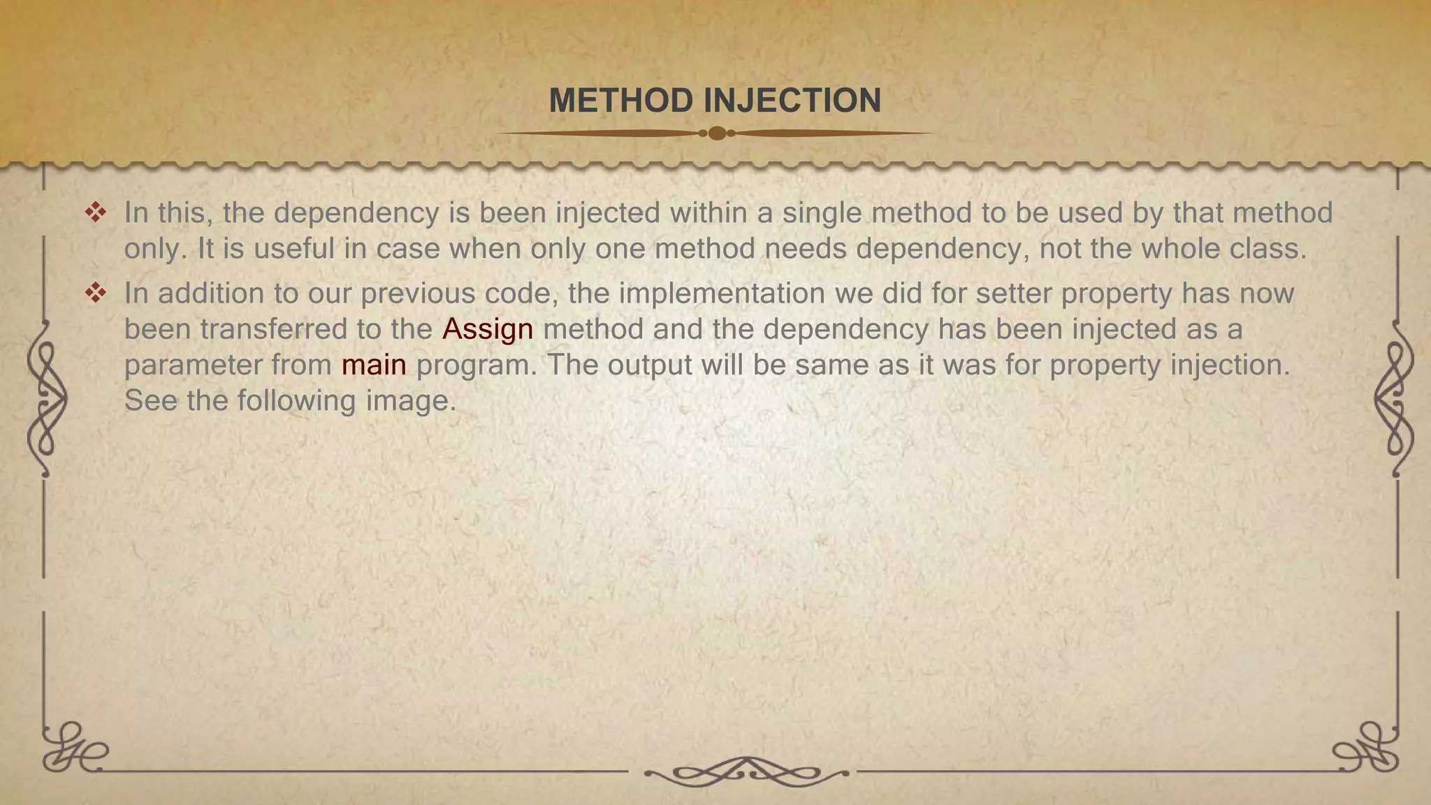 How To Implement Dependency Injection In C Pptx Programming Languages Computing