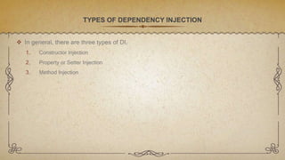 How to implement dependency injection in c# | PPTX