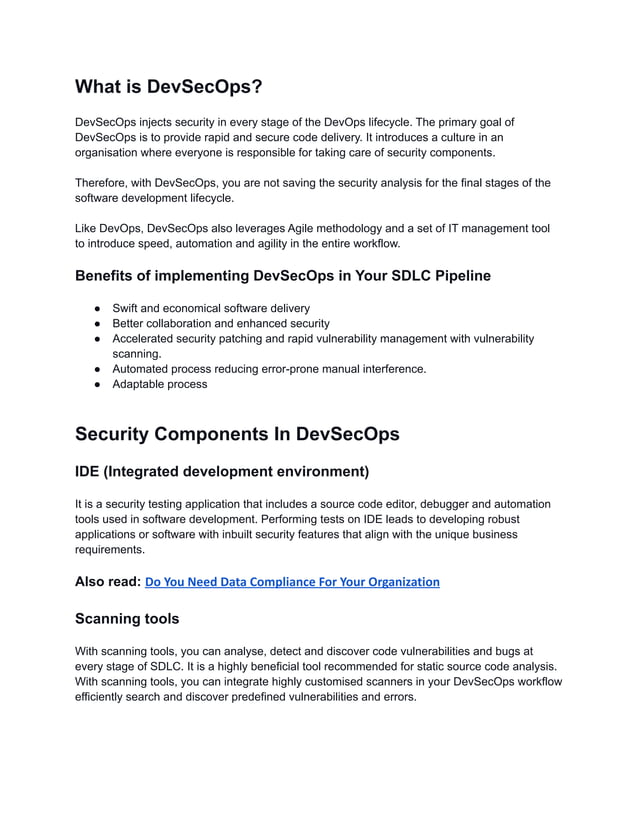 How To Implement Devsecops In Your Existing Devops Workflow Pdf