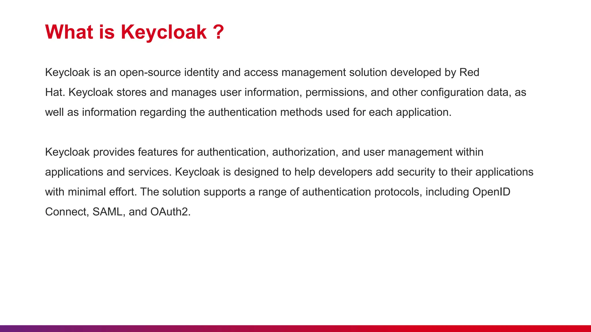 How to implement Keycloak authentication in React.pptx