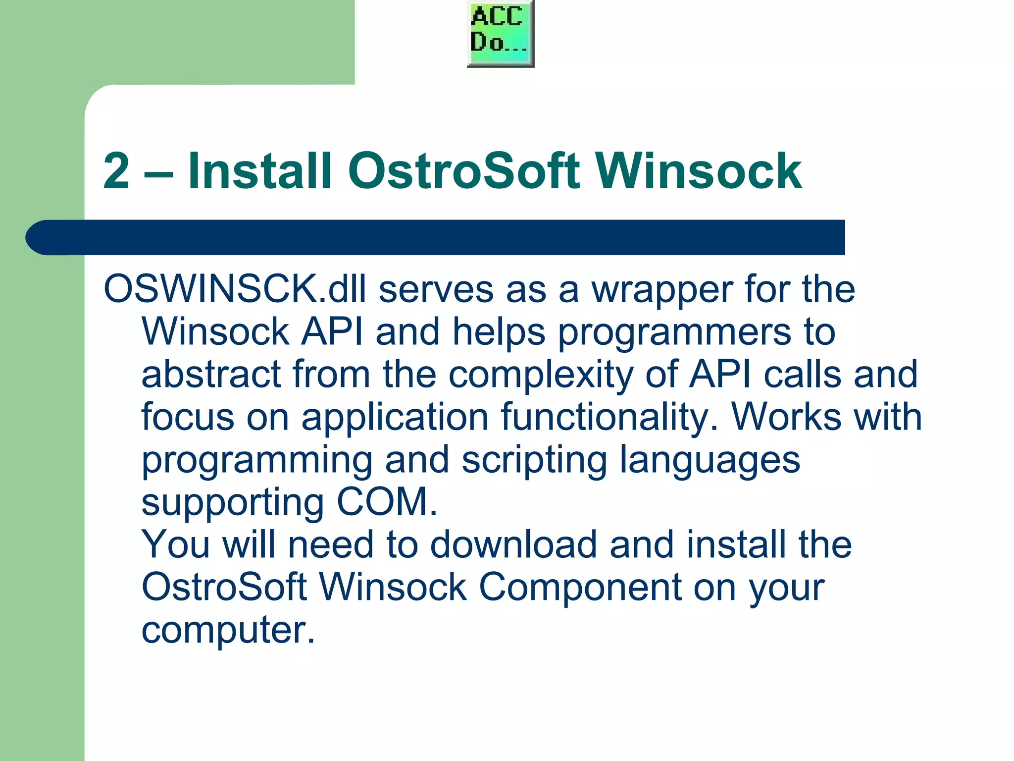 How To Implement Modbus Tcp Protocol Using Vba With Excel Ppt