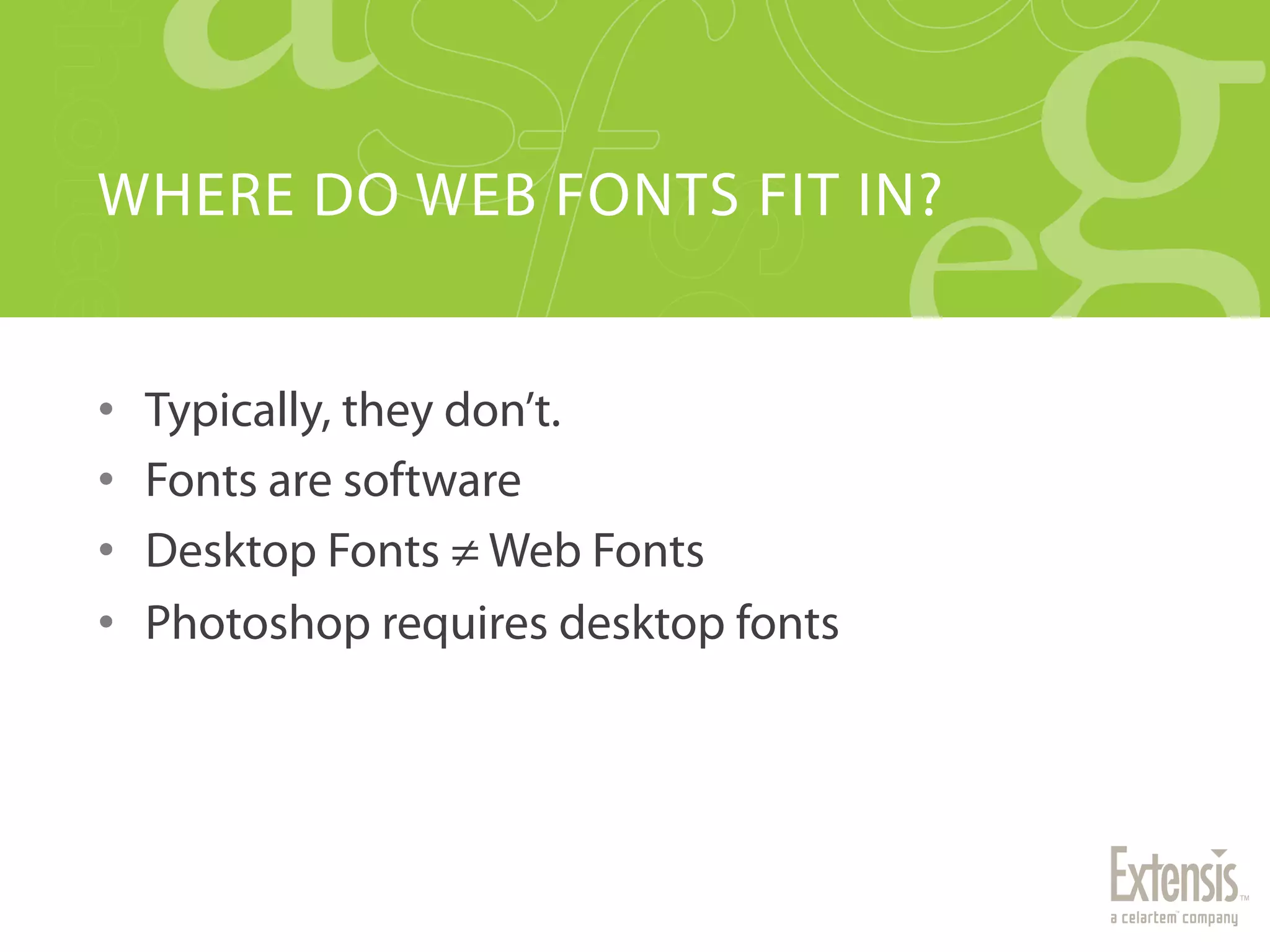 Implementing Web Fonts on your Website | PDF